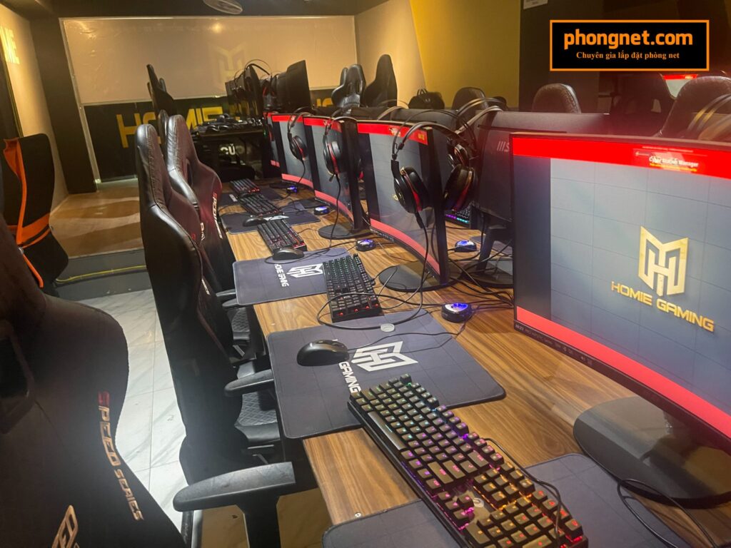 Dự Án Homie Gaming Hà Đông - Cyber Game Mini đẳng cấp