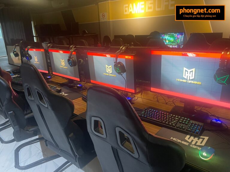 Dự Án Homie Gaming Hà Đông - Cyber Game Mini đẳng cấp