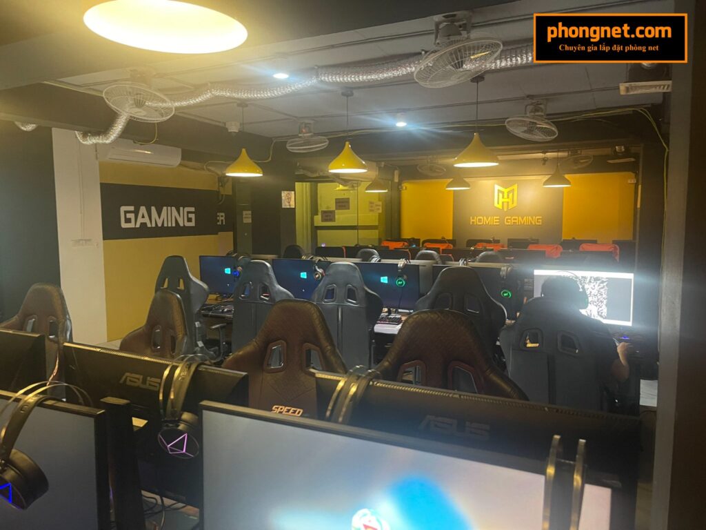 Dự Án Homie Gaming Hà Đông - Cyber Game Mini đẳng cấp