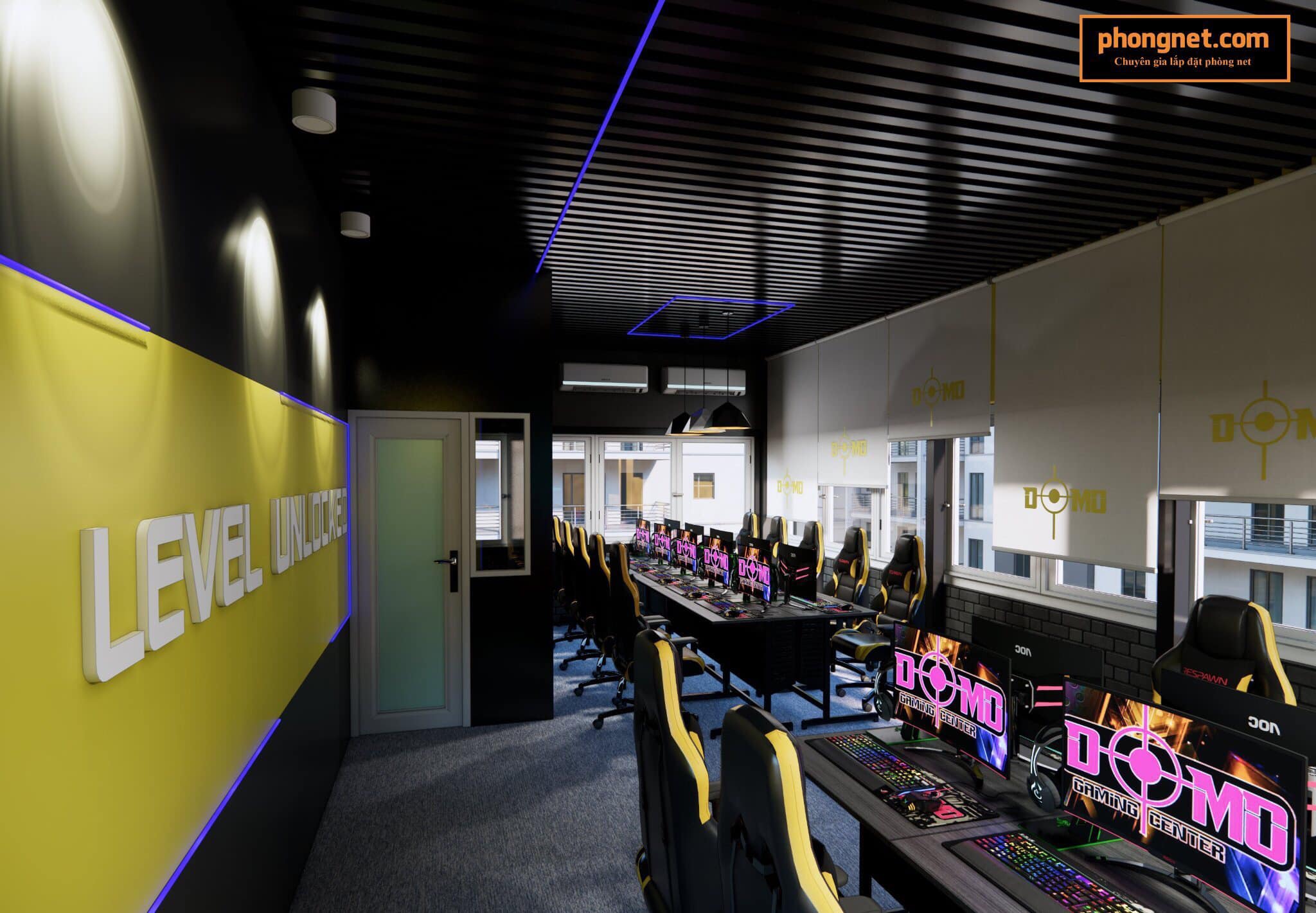 Dự án Domo Gaming Center tại Long Biên