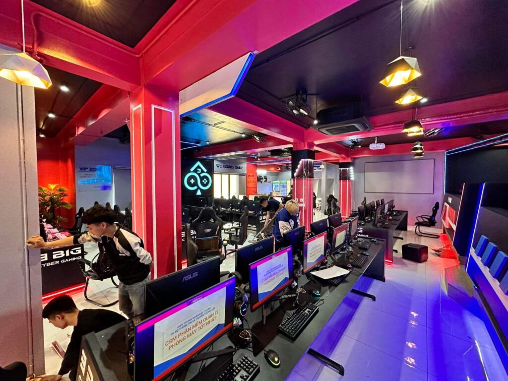 Dự án lắp đặt phòng net tại Sóc Sơn - 3 Big Gaming cơ sở 2