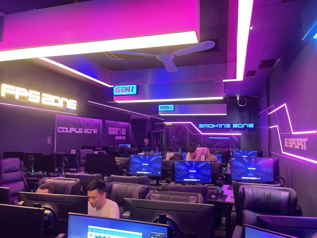 Lắp đặt phòng net GenZ Gaming ở Hoàng Quốc Việt